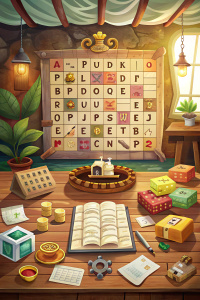 psychology -word table-alphabet -game guide -- for escape room ...