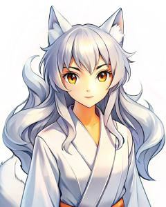 Kitsune: Mystical fox spirits from Japanese folklore with the ability ...