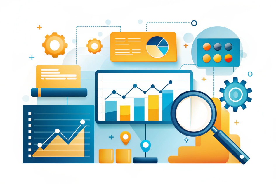 Create an illustration illustrating data-driven optimization ...