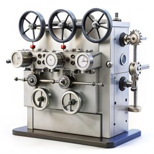 Machine With Dials and Levers on white background - Recraft
