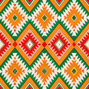 Southwestern Navajo patterns featuring triangles, zigzags, diamonds and ...