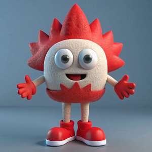 mascot 3d canadian - Recraft