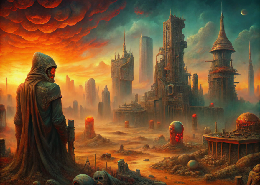 Extremely detailed masterpiece by the late Polish artist Zdzisław ...