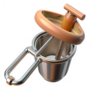3D Render of a cake corer for filling cakes with frosting or filling ...