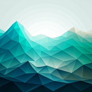 polygon wave template background - Recraft