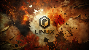 Street art dirt wall minimal "LINUX" Logo - Recraft