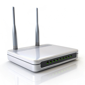 Wifi router white background - Recraft
