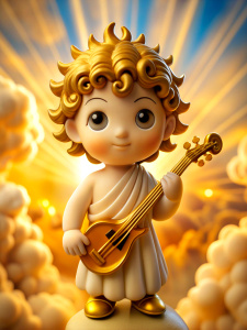 Character: god Apollo, the protector of music and medicine, Setting ...