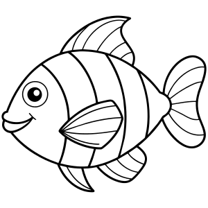 tracing fish for kids - Recraft
