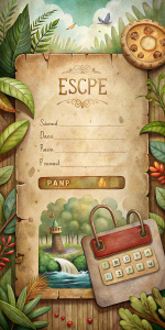 password device- old paper -for escape room printable game ...