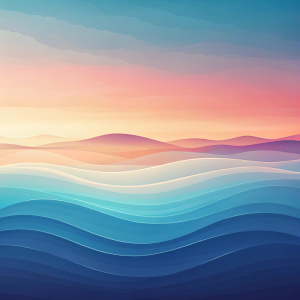 pastel color abstract ocean Background Gradient - Recraft
