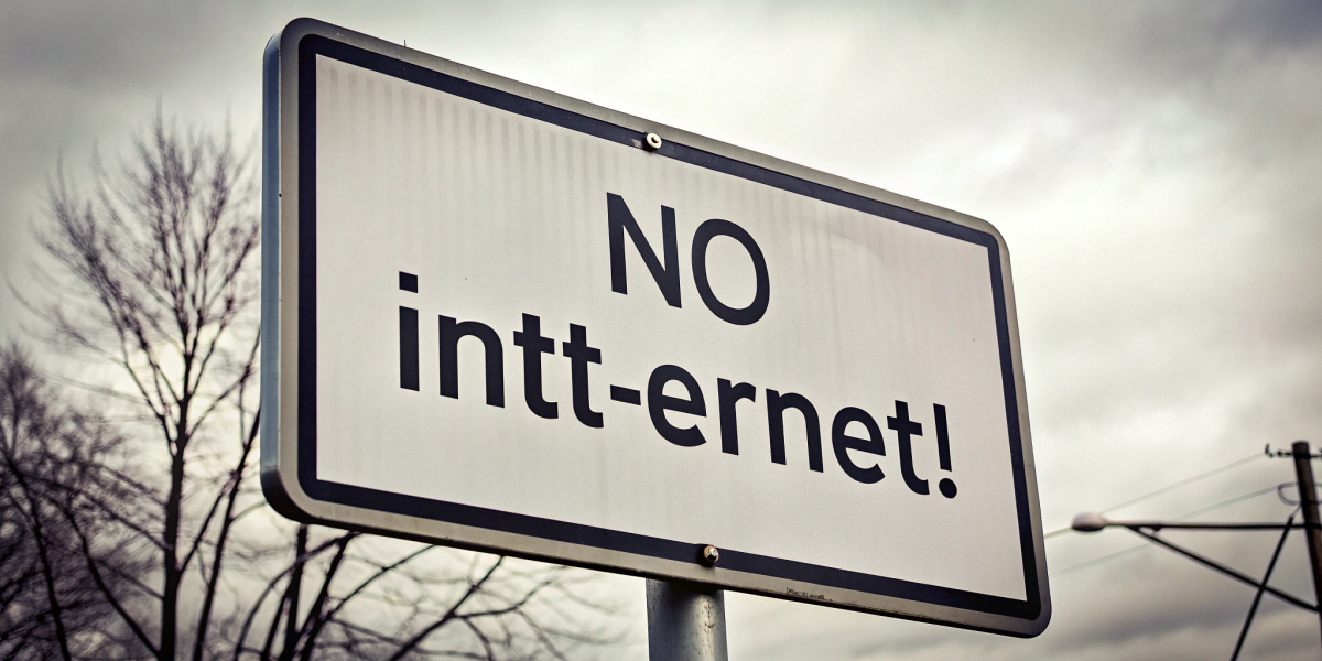 no internet, internet sign, - Recraft