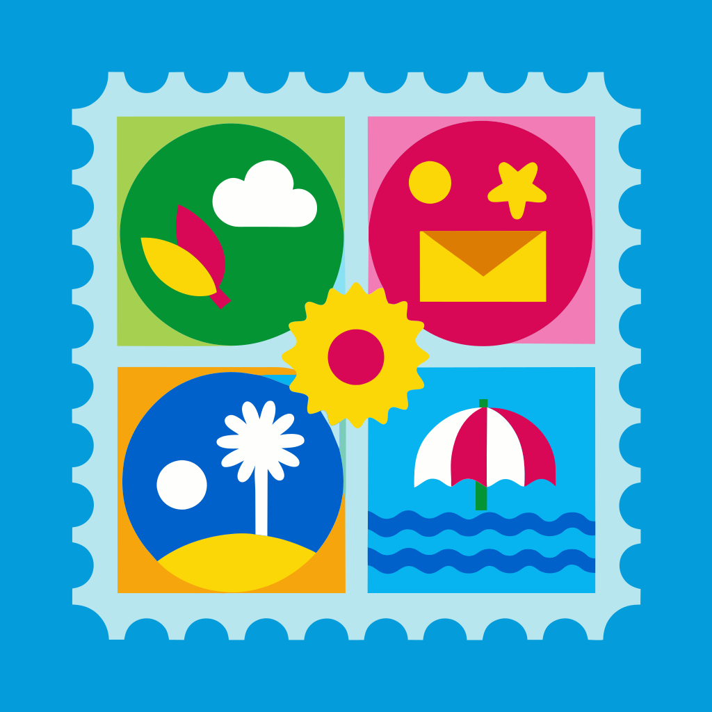 Summer Water colored Stamps - Recraft