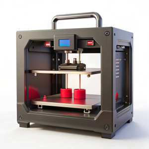 3d Printer MakerBot Replicator on white background - Recraft