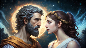 beautifull women full body and loving young Stoic Philosopher ...