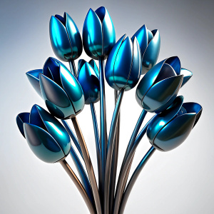 metal tulip bouquet - Recraft