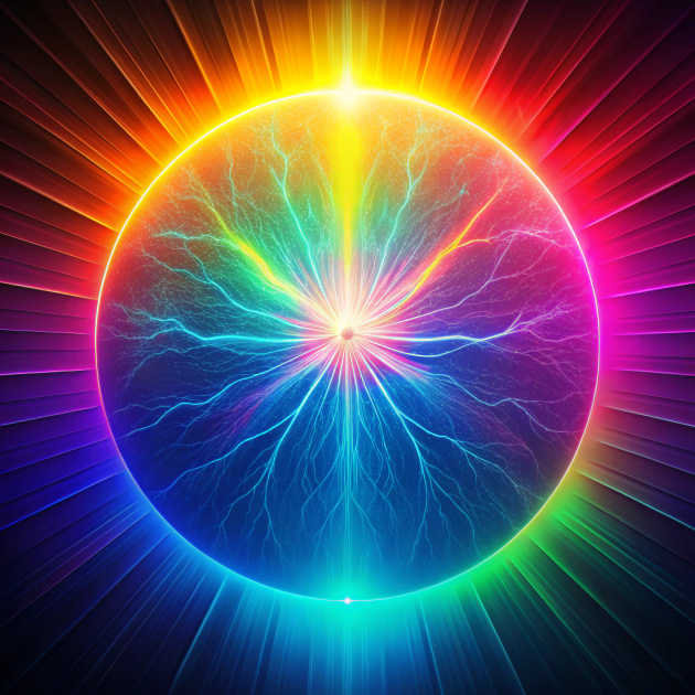 Color Brightness Vibrant Electric Power Gradient - Recraft