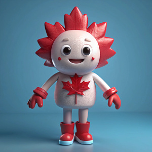 mascot 3d canadian - Recraft