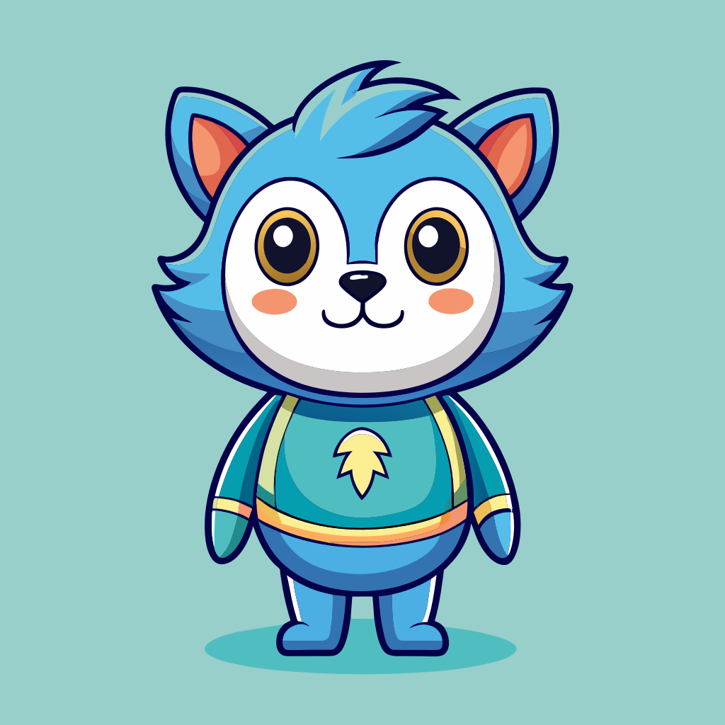 Cute cartoon mascot - Recraft