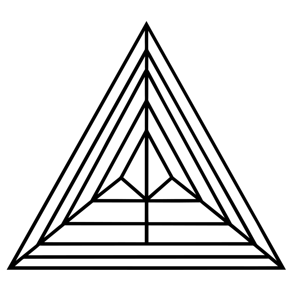 Geometric Pyramid Design - Recraft