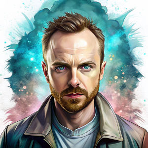 Jesse Pinkman, background is just white - Recraft