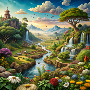varied landscape - Recraft
