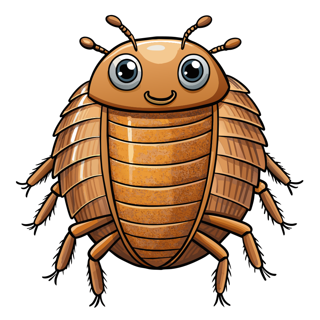 Cute Hand Drawn Animal Bark Beetle Cartoon Vector Illustration - Recraft