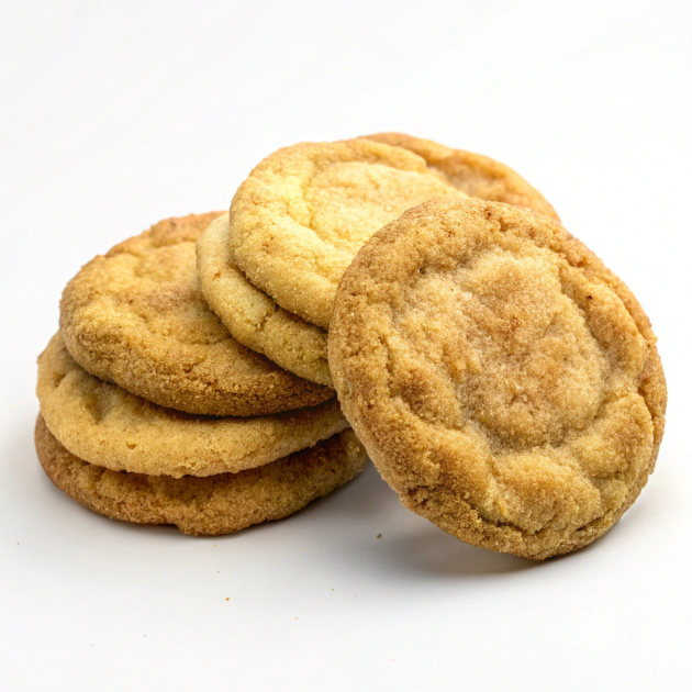 Snickerdoodle cookies on white background - Recraft
