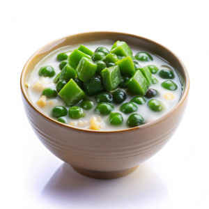 Chendol on white background - Recraft