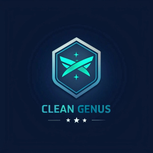 Clean Genius logo - Recraft