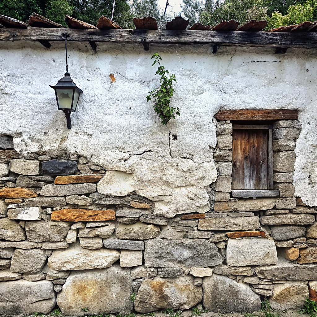 rustic wall - Recraft