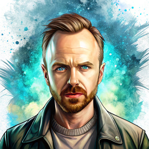 Jesse Pinkman, background is just white - Recraft