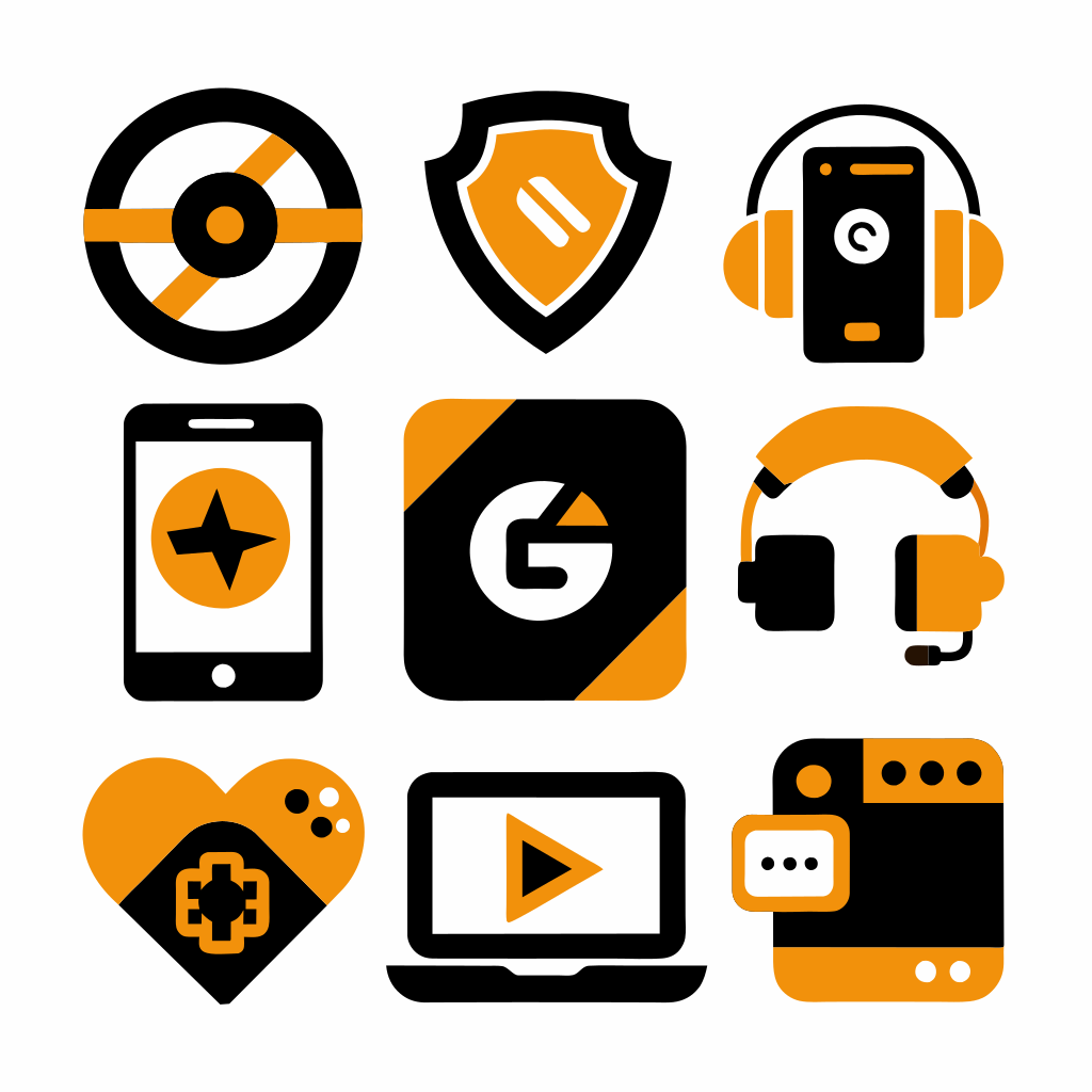 Gadget logo design templates pack - Recraft