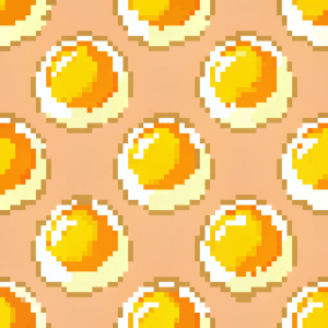 fried eggs seamless digital paper - Recraft