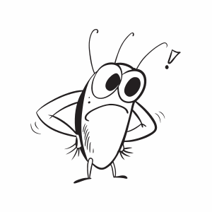 scared bug - Recraft