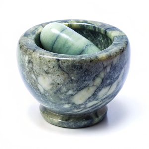 mortar marble isolated on white background - Recraft