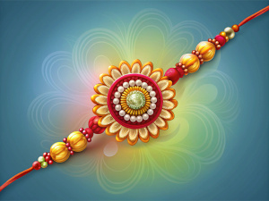 beautiful rakhi for indian tradition - Recraft