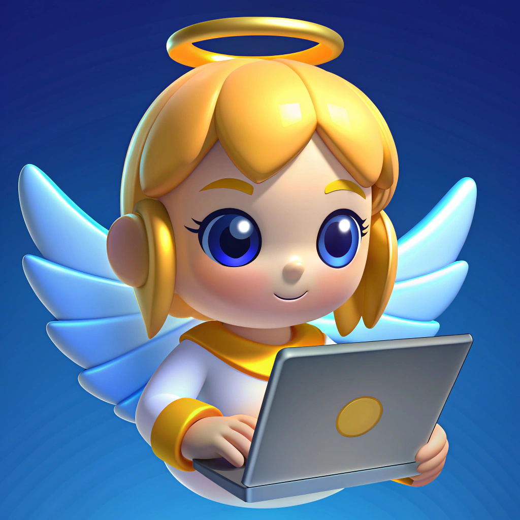 Angel computer hacker - Recraft