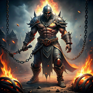 heavy armor, throw off the shackles, pain, freedom, man - Recraft