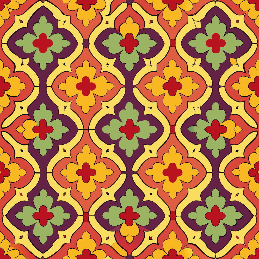 quatrefoil Retro Custom Pattern - Recraft