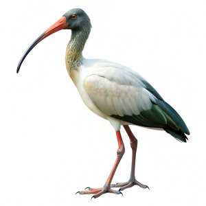 Ibis , white background Vector illustration - Recraft