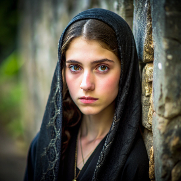 a young Jewish widow - Recraft