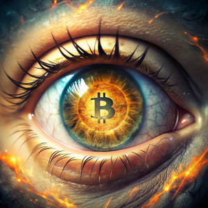 bitcoin eye - Recraft