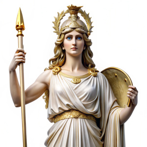 Athena isolated on white background - Recraft