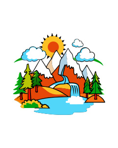 nature landscape - Recraft
