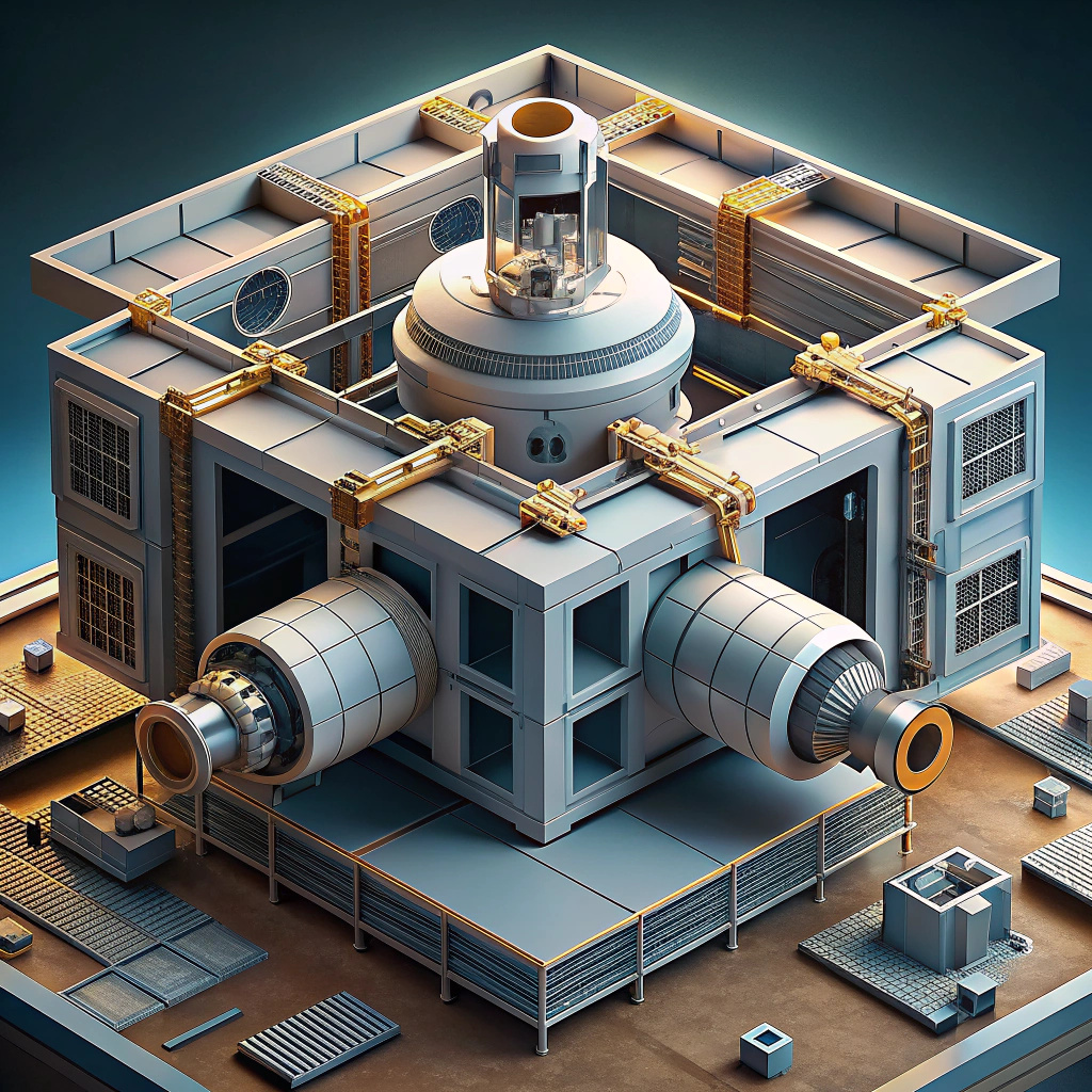 isometric Space Station Construction - Recraft