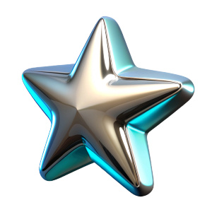 chrome star - Recraft