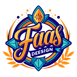 Crear un logo con las palabras FAAS design studio en un estilo elegante ...