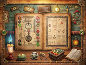 morse code-word table-alphabet -game guide -old paper - for escape room ...