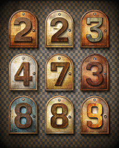 numbers-without background - escape room printable - Recraft
